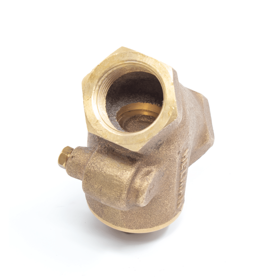 VALVULA CHEQUE CORTINA EN BRONCE SELLO METALICO - Helman S.A.S